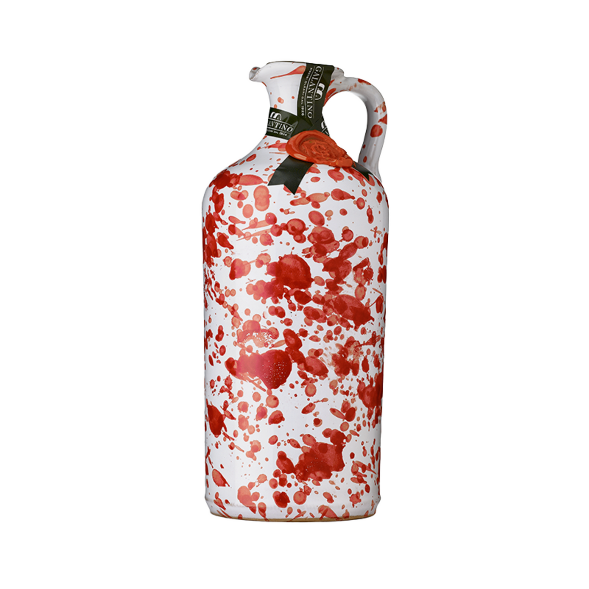 Extra Virgin Olive Oil - Hand painted Ceramic Jar - 500 ml - Fantasia ...